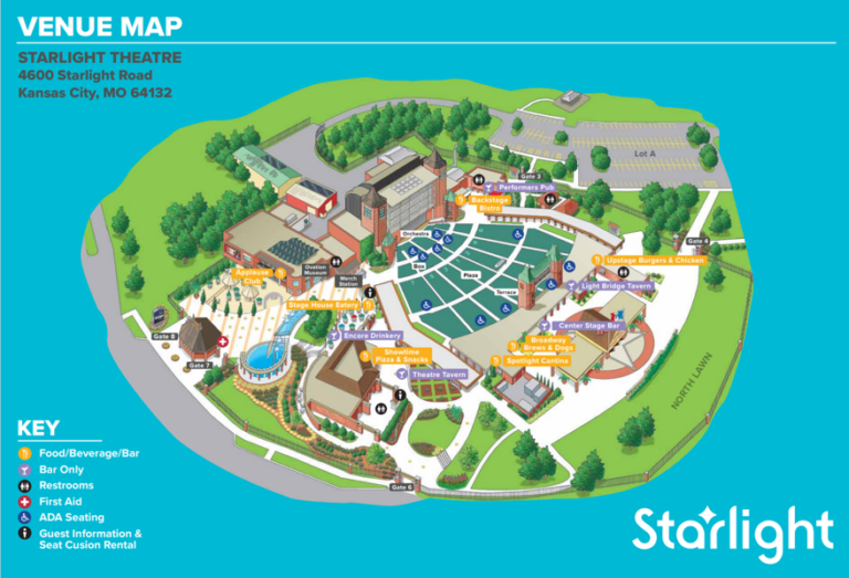Starlight Venue Map - Plan Your Visit